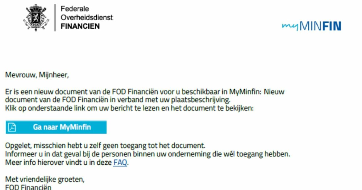 DVO | MyMinfin-berichten voortaan rechtstreeks in e-Box Enterprise