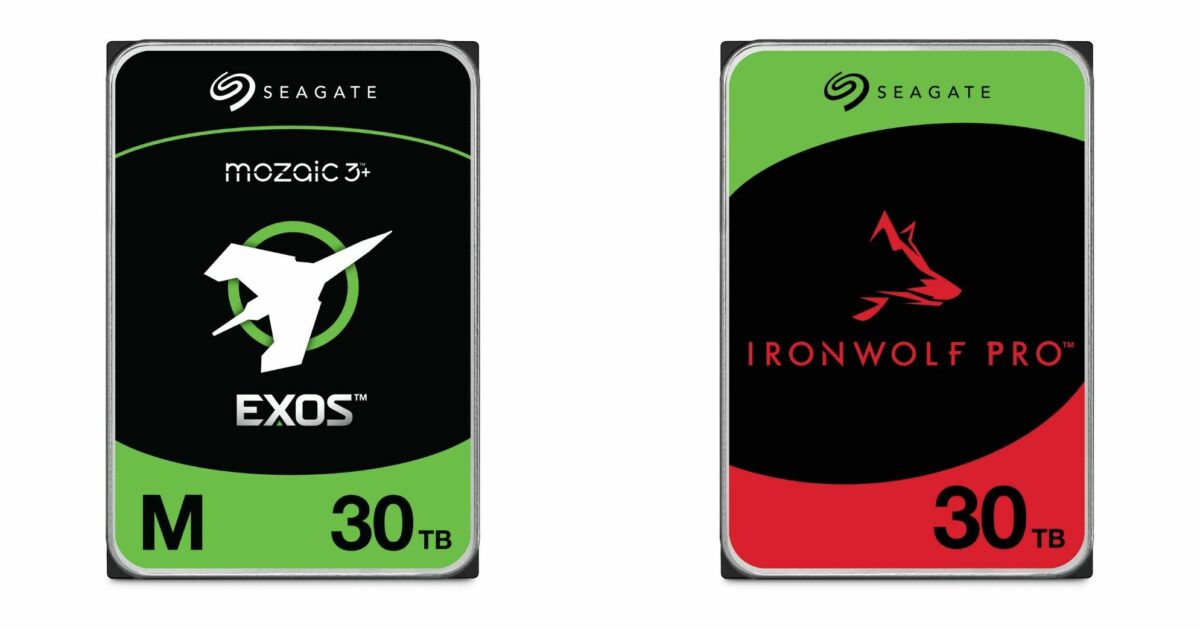 DVO | Seagate lanceert 30TB-schijven voor AI-gedreven datacenters en…