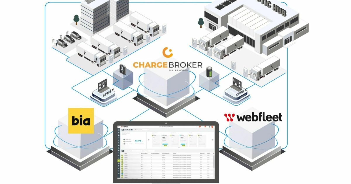 DVO | Webfleet, Bia Power en ChargeBroker vereenvoudigen laadbeheer…