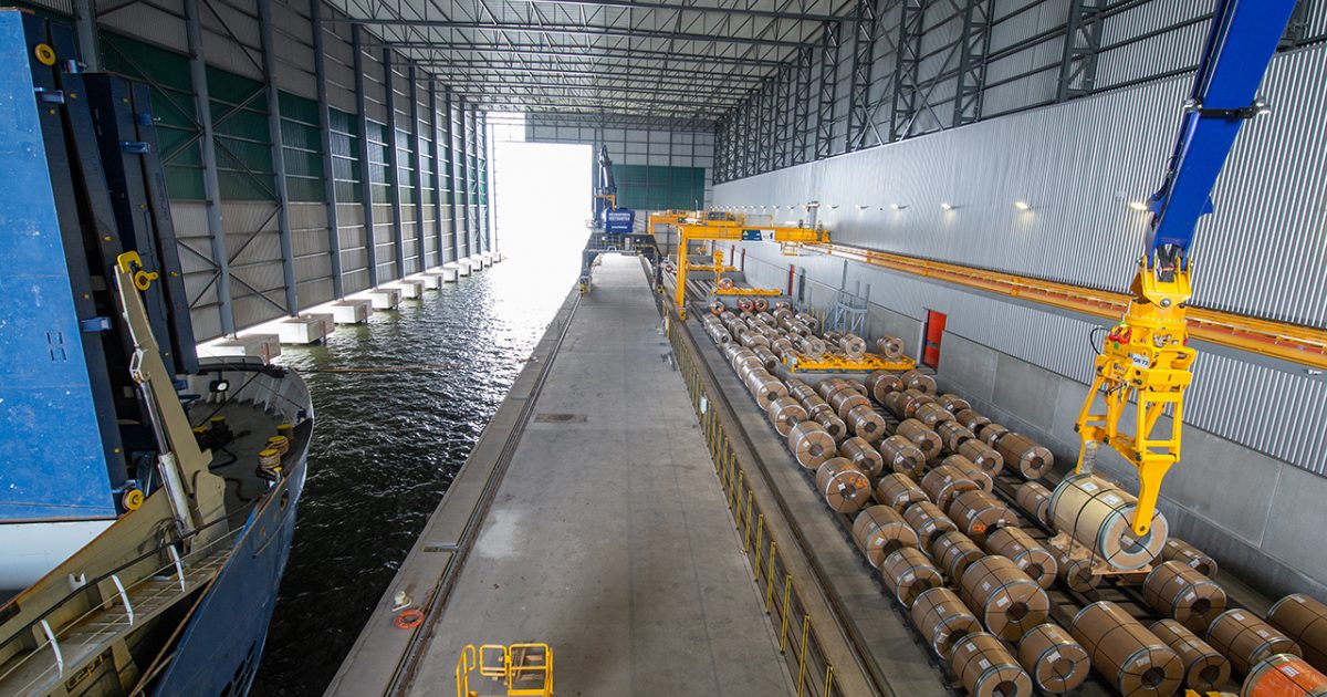 DVO | All Weather Terminal bij ArcelorMittal in North Sea Port…