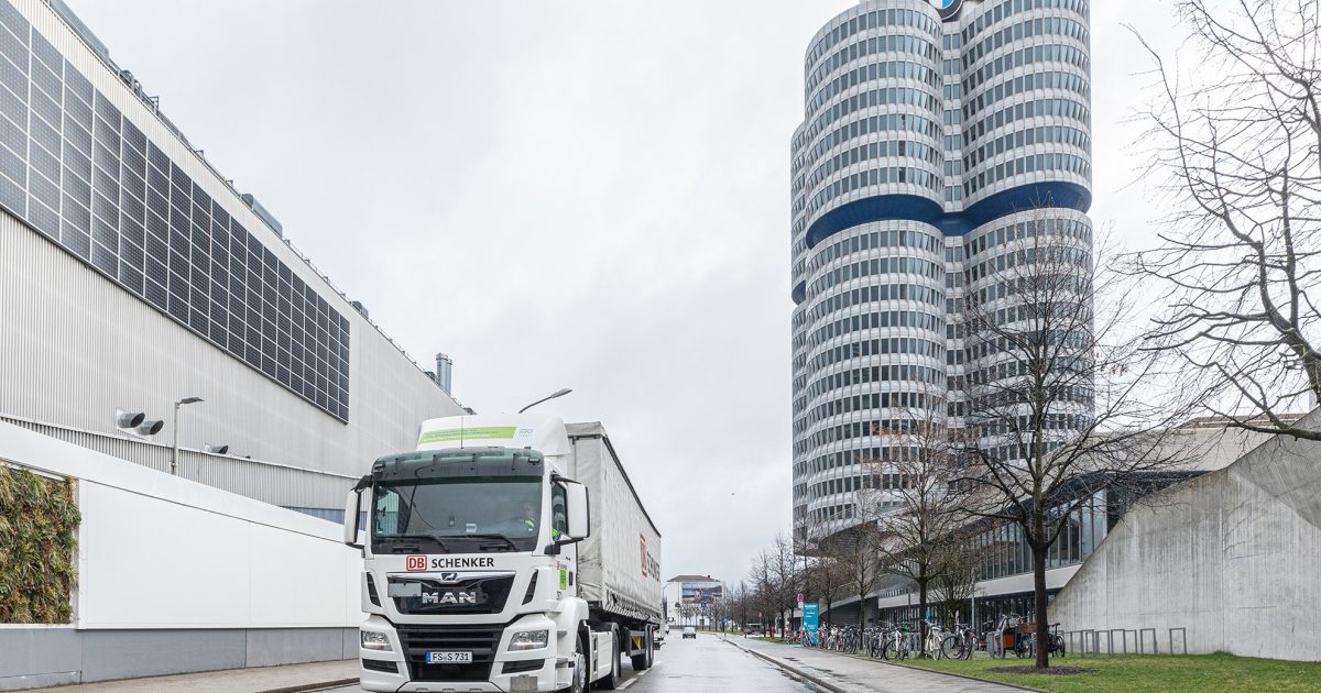 DVO | BMW Group test aanvoer onderdelen met HVO-trucks