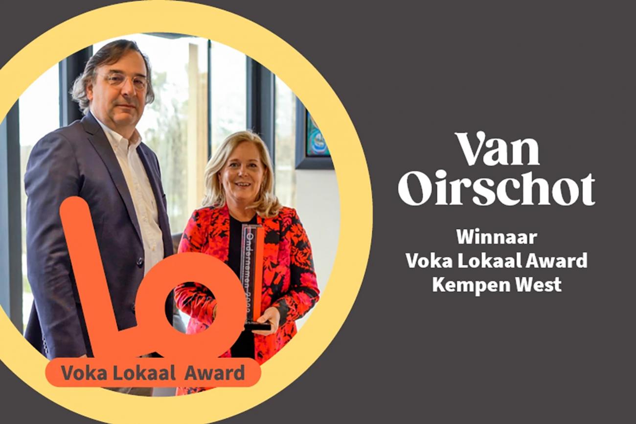 DVO | Van Oirschot wint Voka Lokaal-award voor Kempen West