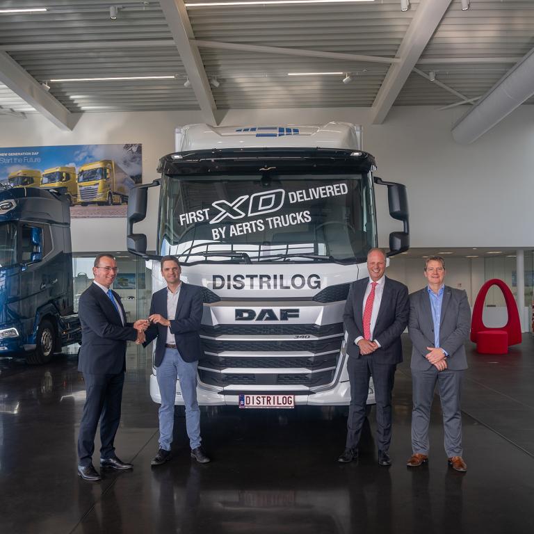 DVO | Distrilog neemt eerste DAF XD in België in gebruik
