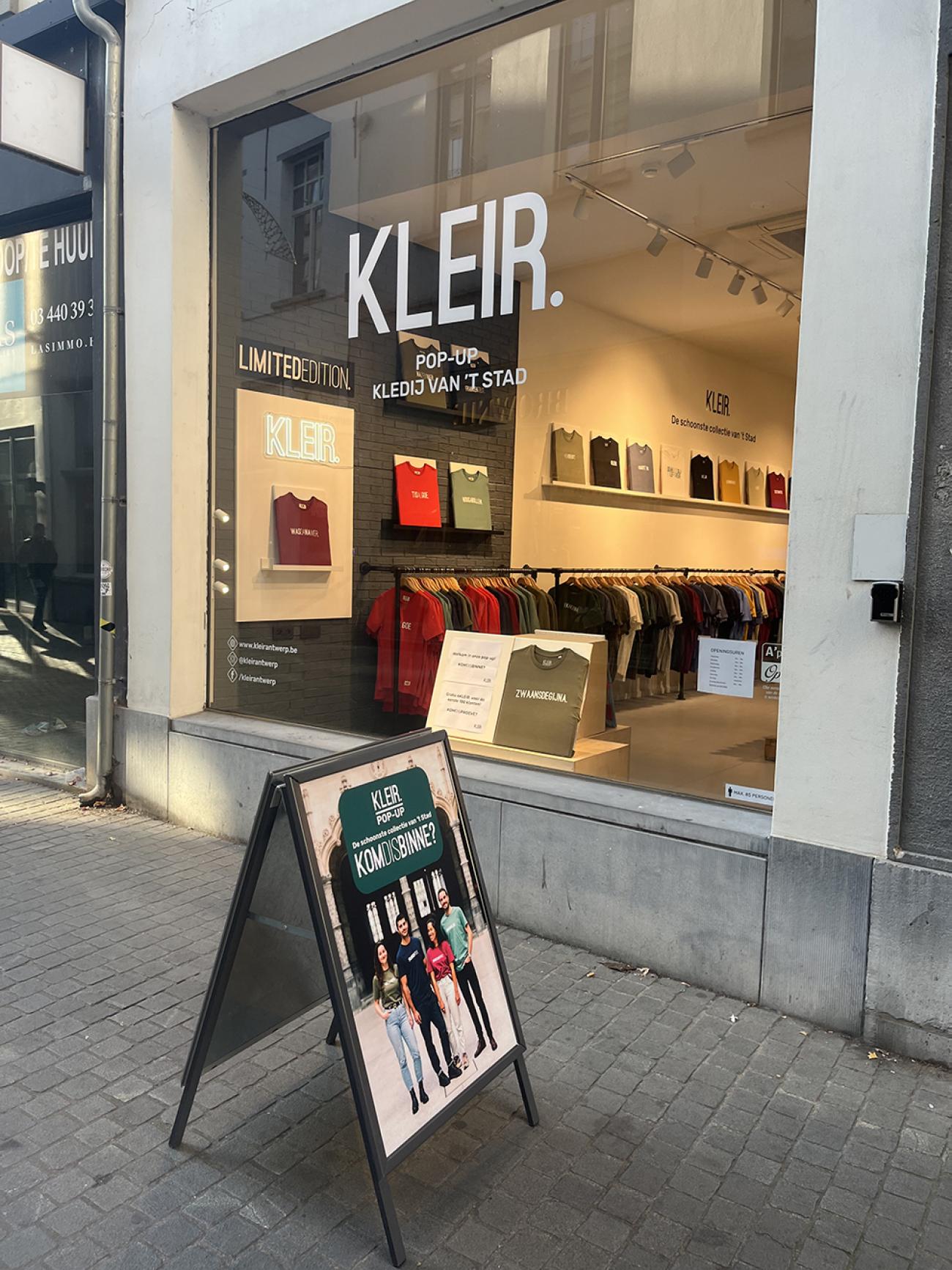 DVO | Voor apsjaars, masjoefels en sjarels: pop-up KLEIR. in Antwerpen
