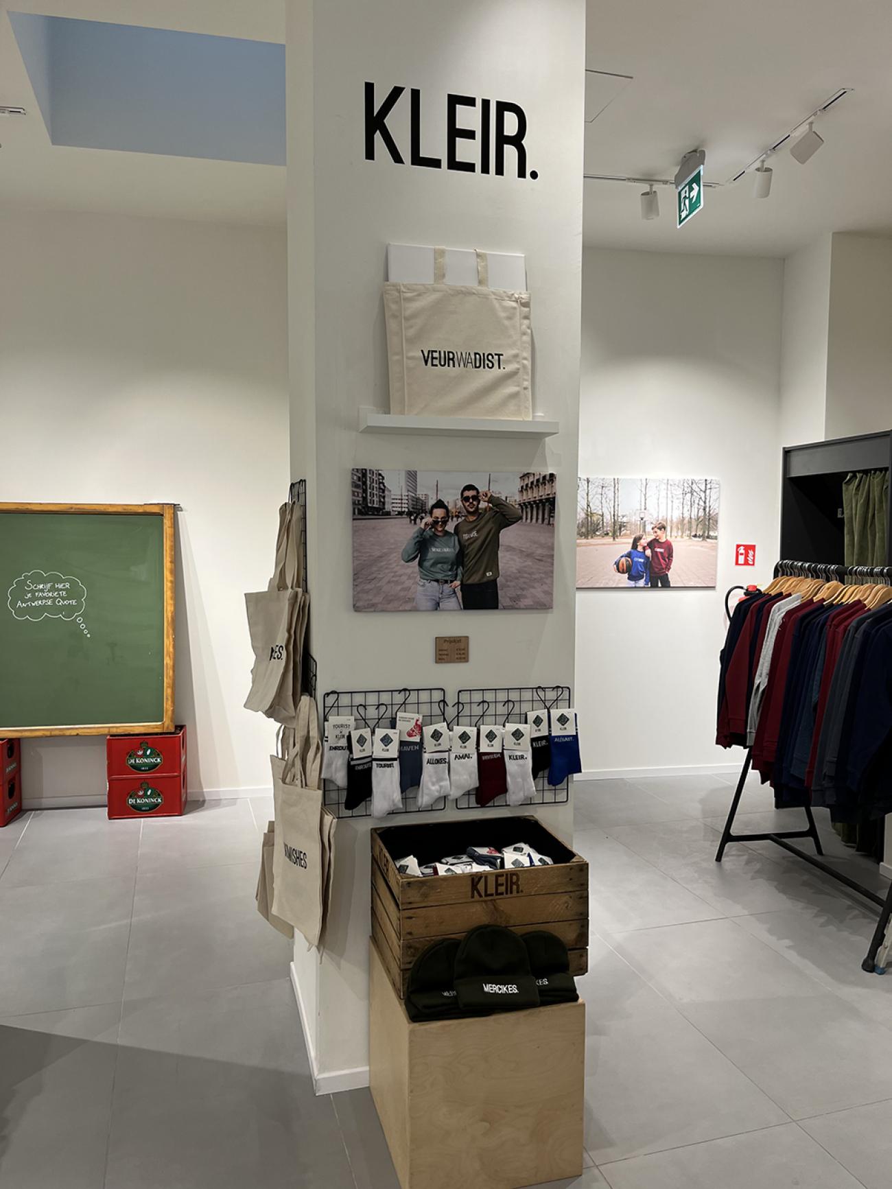 DVO | Voor apsjaars, masjoefels en sjarels: pop-up KLEIR. in Antwerpen
