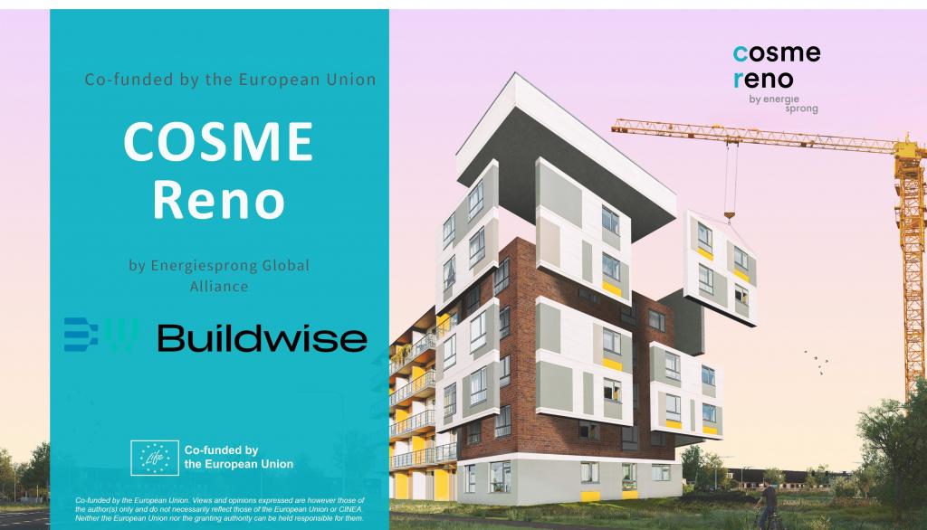 DVO | Buildwise neemt deel aan Europees project COSME RENO
