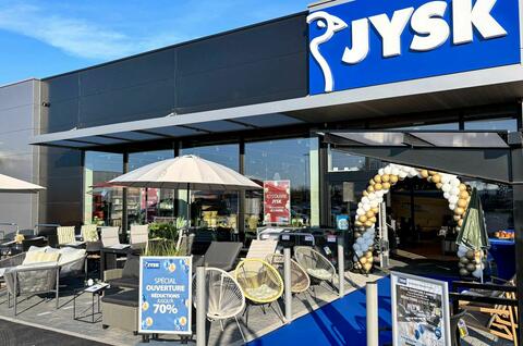 DVO | Woonspecialist JYSK opent 66e winkel in België