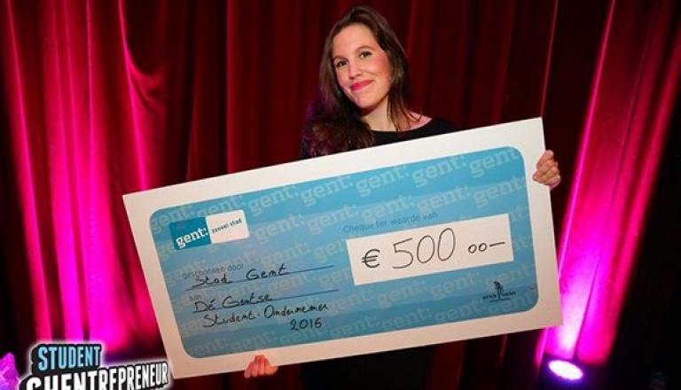 DVO | Laura Verhulst is Gentse Student-Ondernemer 2016